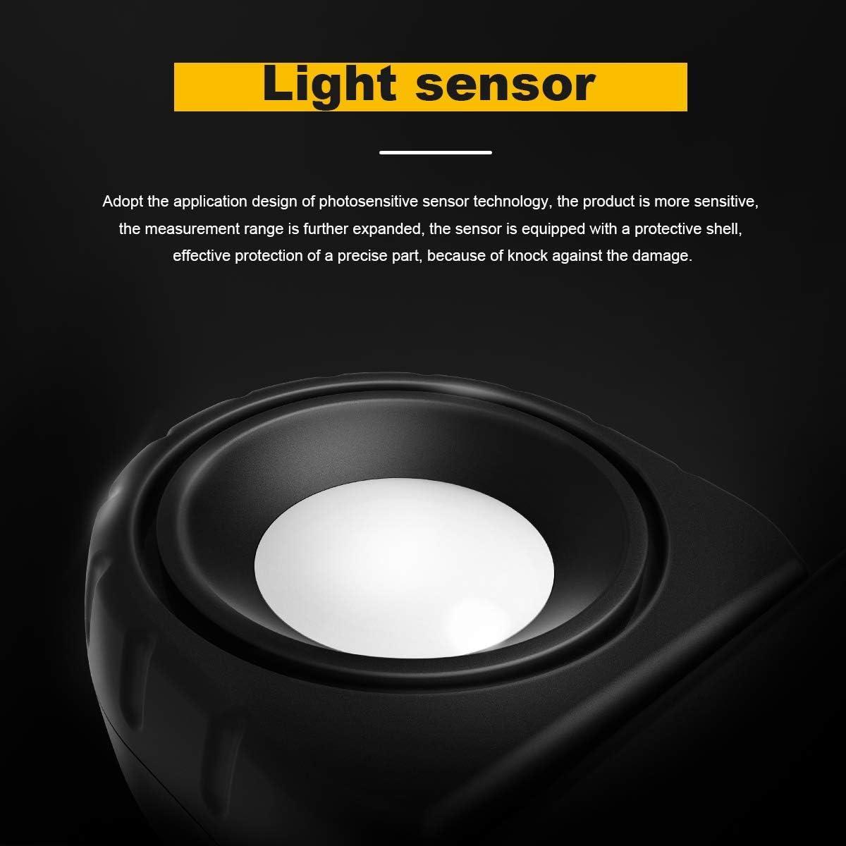 AP-881E Lux Meter for Plants - 3999 Display, Range 0-1300,000Lux, Lux/Fc Unit, MAX/MIN ...