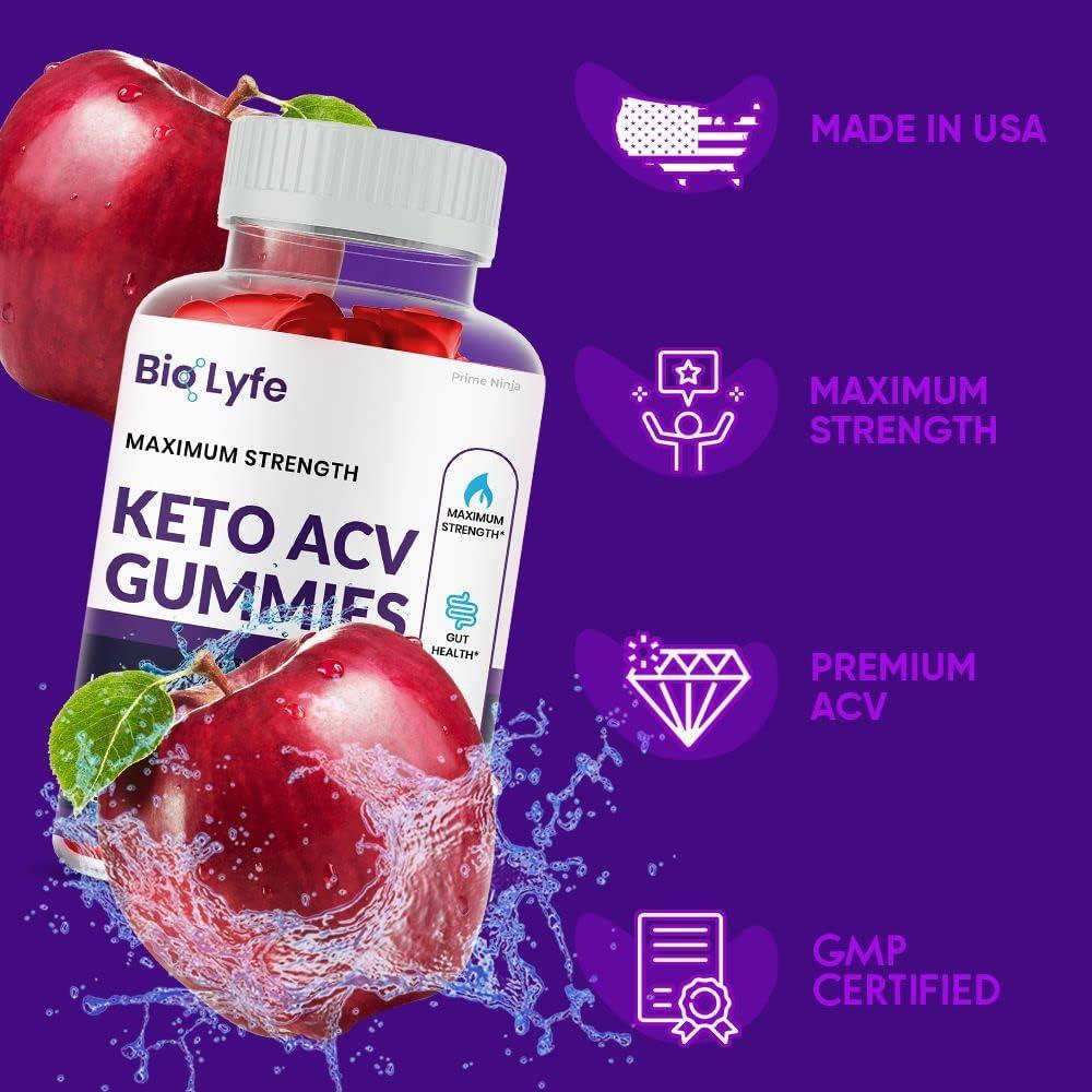 Prime Ninja Bio Lyfe Keto ACV Gummies - Maximum Strength - Official 5 ...