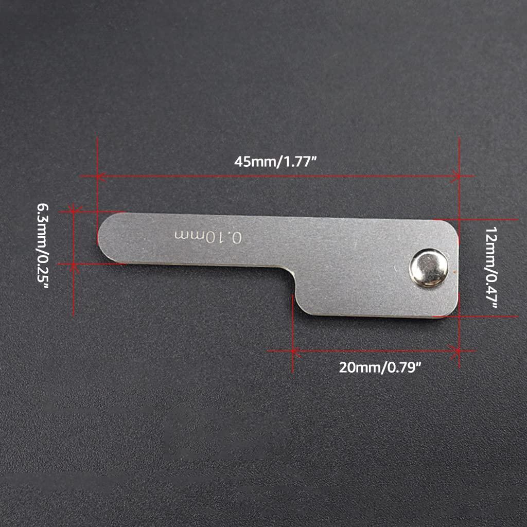 Interproximal Reduction Gauge Ruler - Stainless Steel Tooth Measuring ...