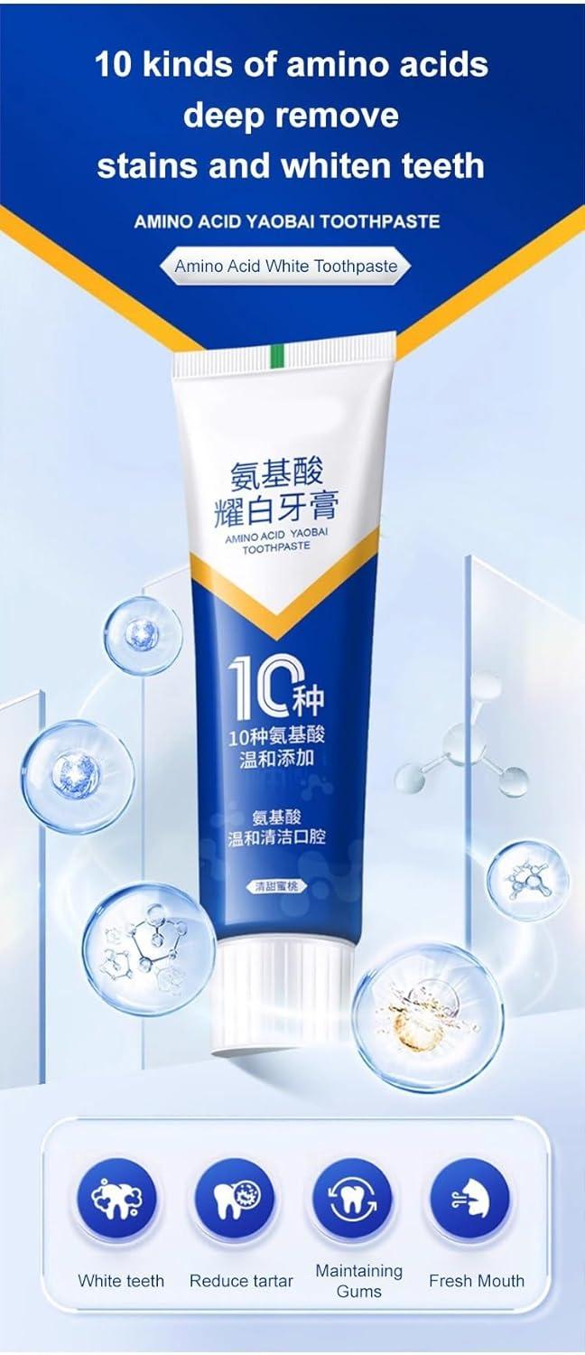 Amino Acid White Toothpaste for Sensitive Teeth | Enamel Whitening ...