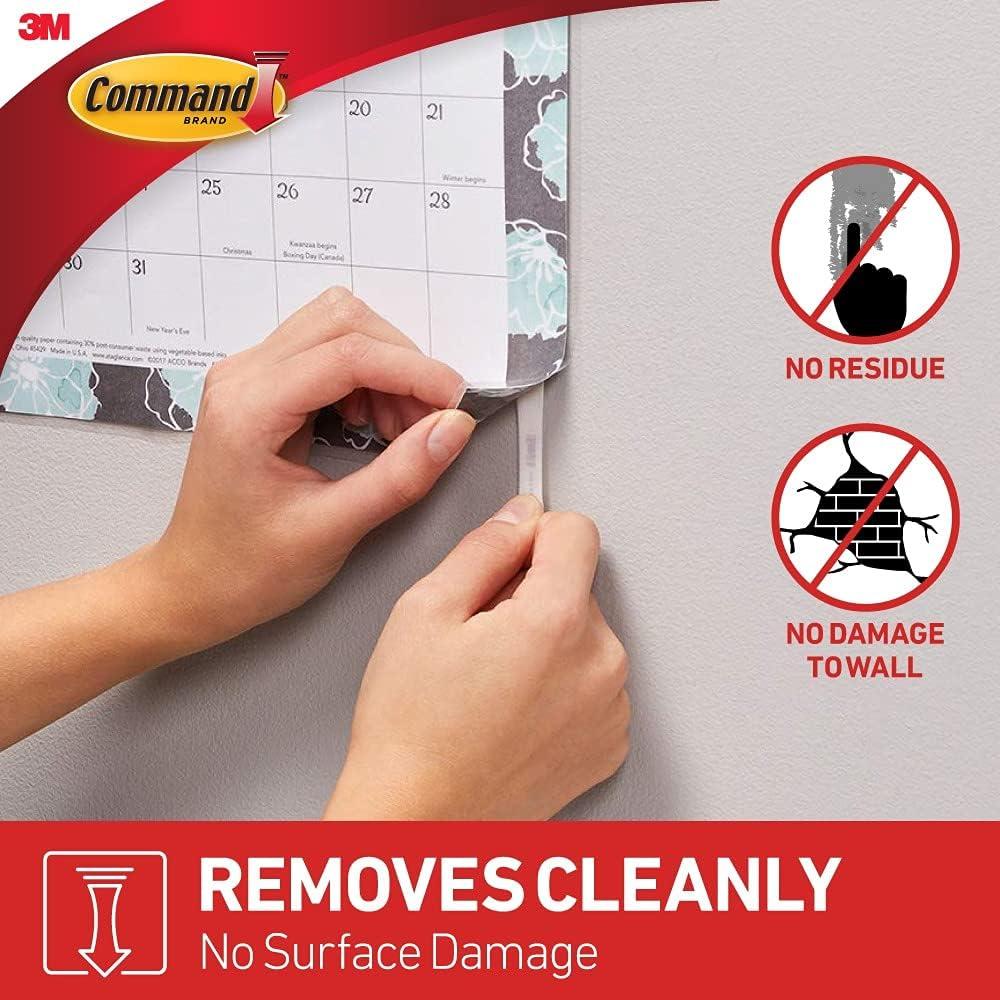 Command Poster Hanging Strips 12 Strips White 17024 12 Strips White ...