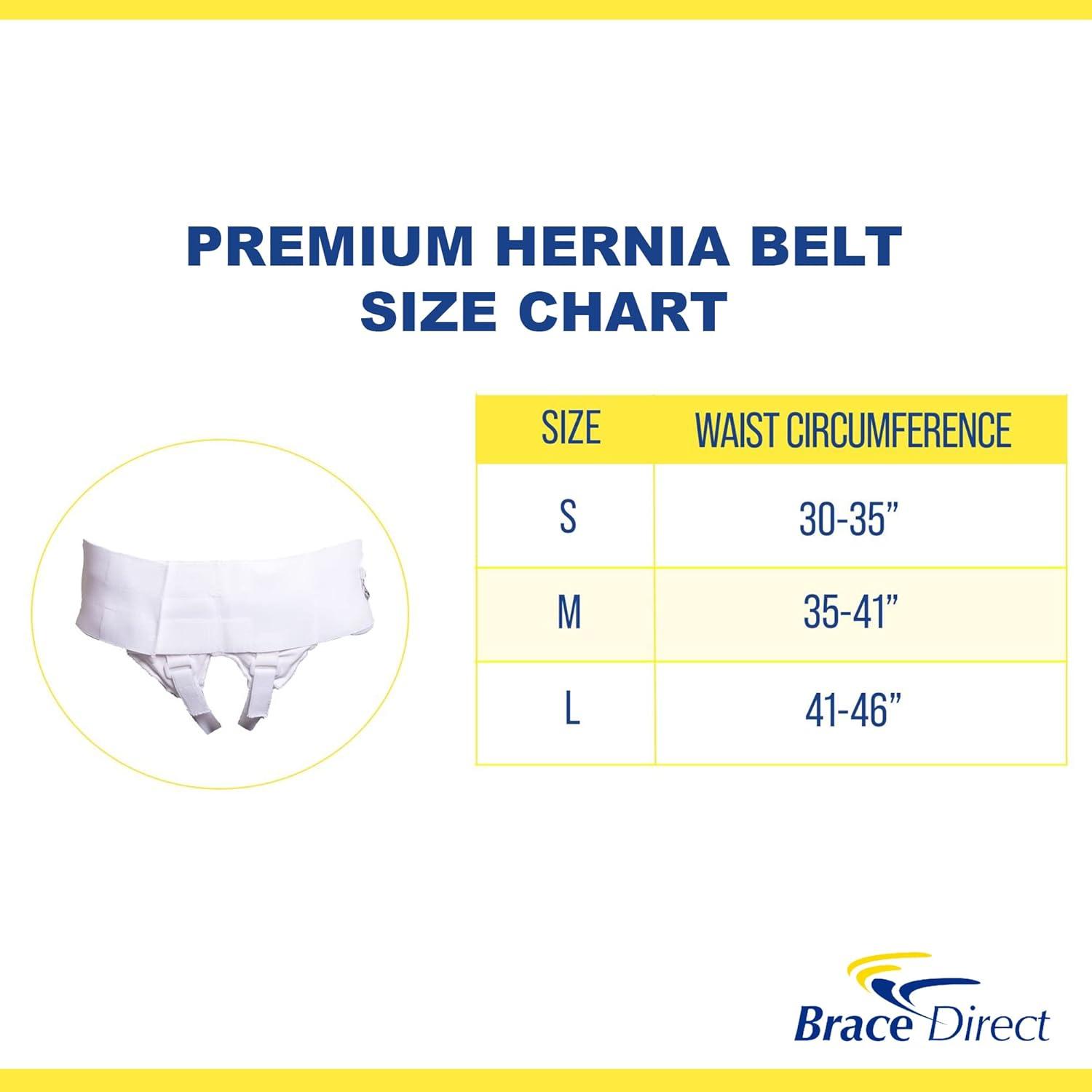 Brace Direct Groin Hernia Support Belt | Adjustable Inguinal Truss for ...