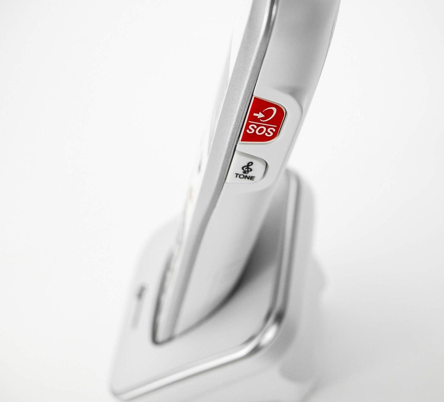 Geemarc Amplidect 595 Photo Twin Cordless Home Phone Set for Seniors - SOS Function, Large ...