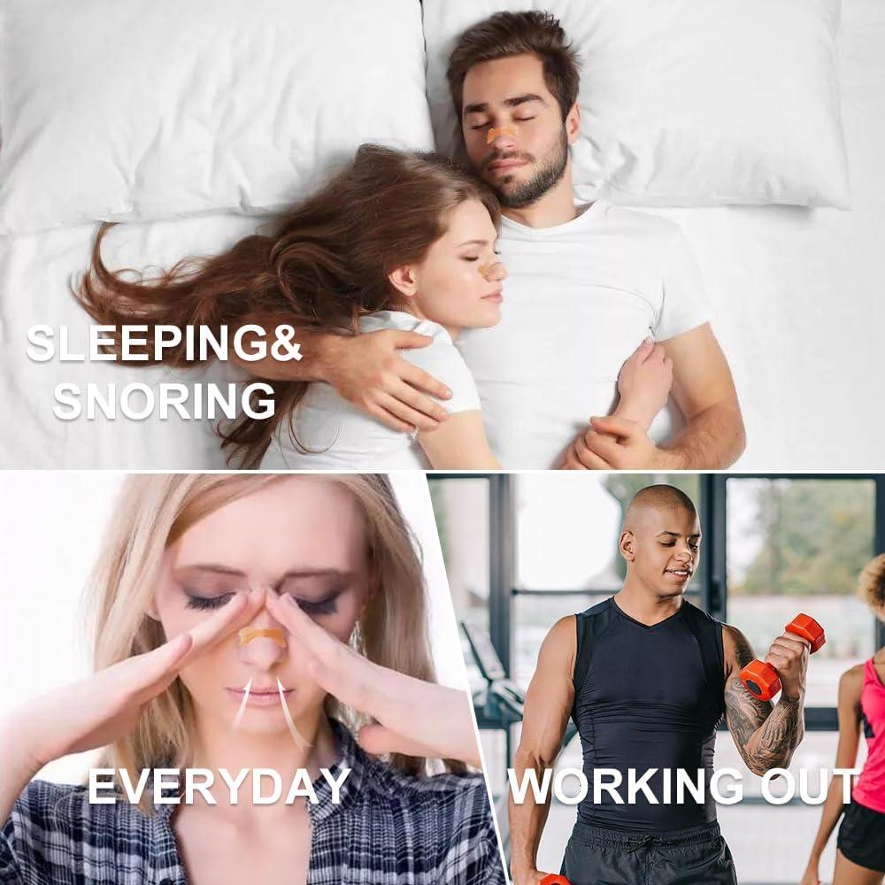 80-Piece Nasal Strips for Snoring Relief & Allergies | Anti-Snoring ...