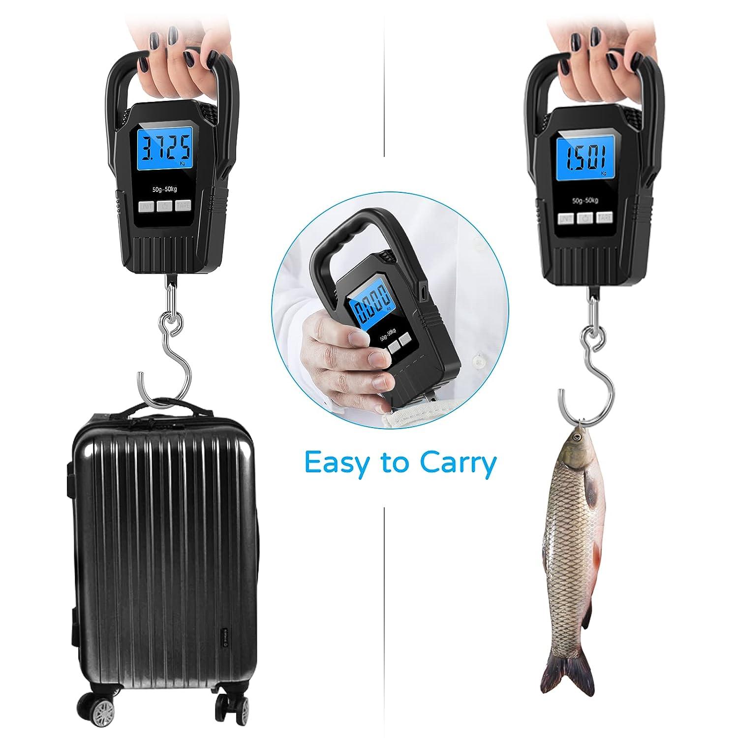 Fish Scale Digital Digital Fishing Scale With Lip Gripper - 110lb/50kg ...