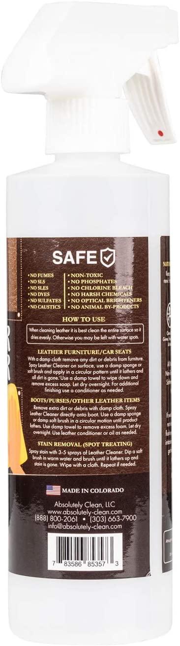 Premium Leather Cleaner & Conditioner | Natural Enzyme Deodorizer | USA ...