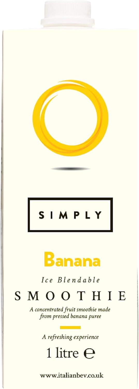 Banana Smoothie Concentrate (1L) - Vegan Blendable Mix with Real Fruit ...