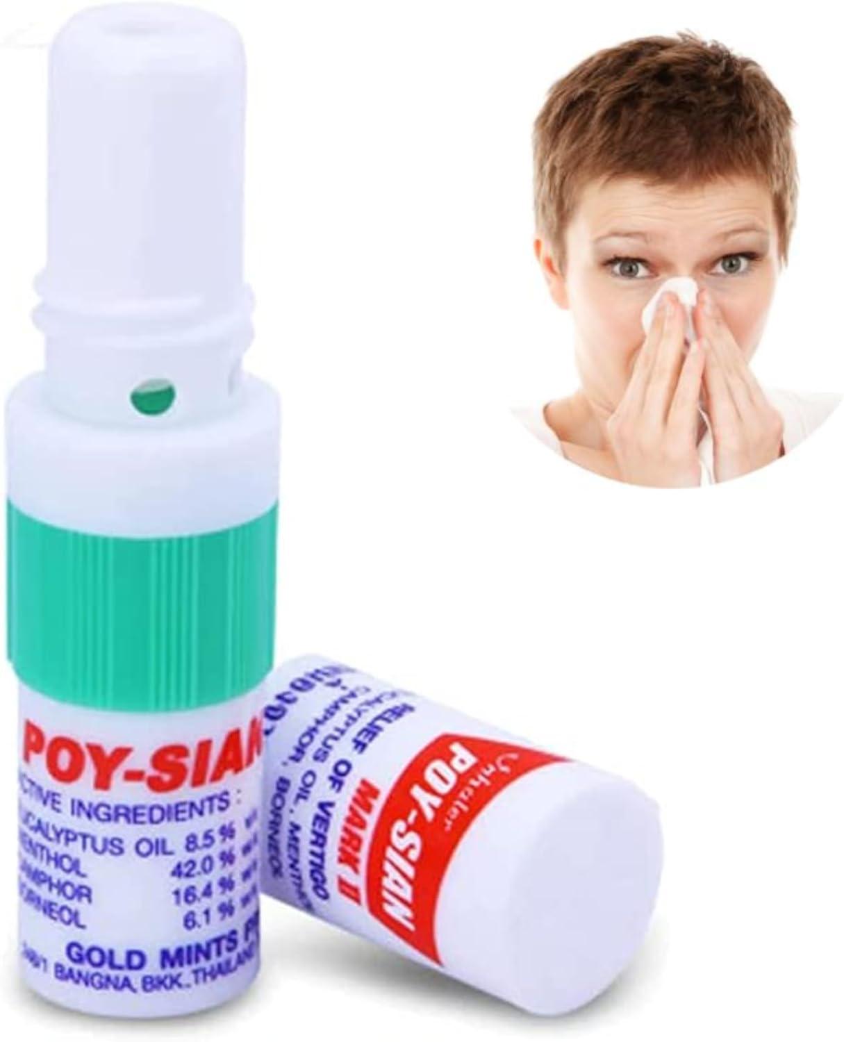Poy-Sian Menthol Salt Nasal Inhaler - Fast Relief (1 Piece) | Buy Now ...