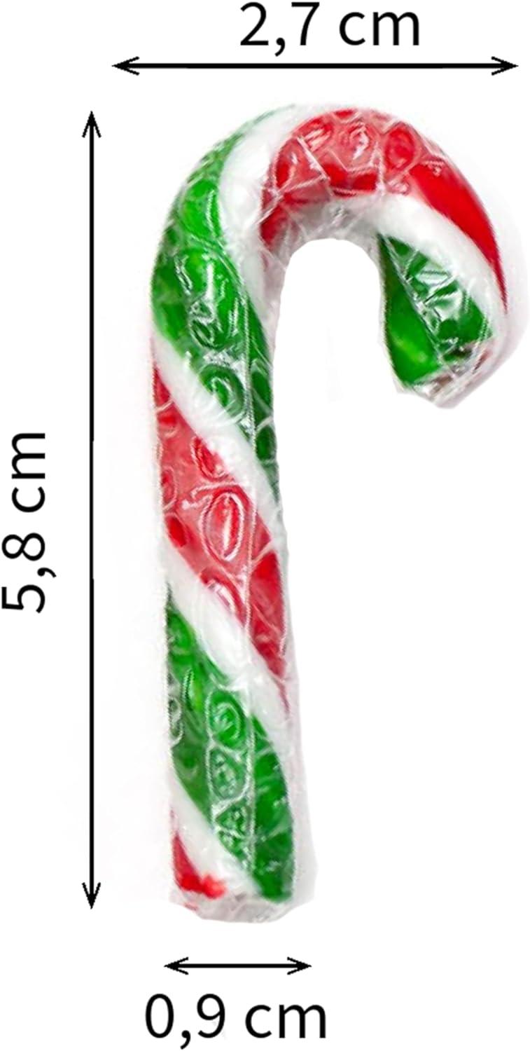 Christmas Candy Canes Bulk Buy - Bonds 250 x 5g Mini Individually ...