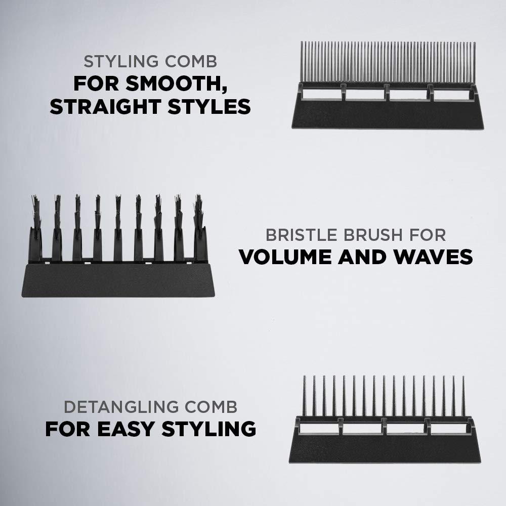 Conair 1875 Watt 3-in-1 Styling Hair Dryer with Ionic Technology and 3 ...