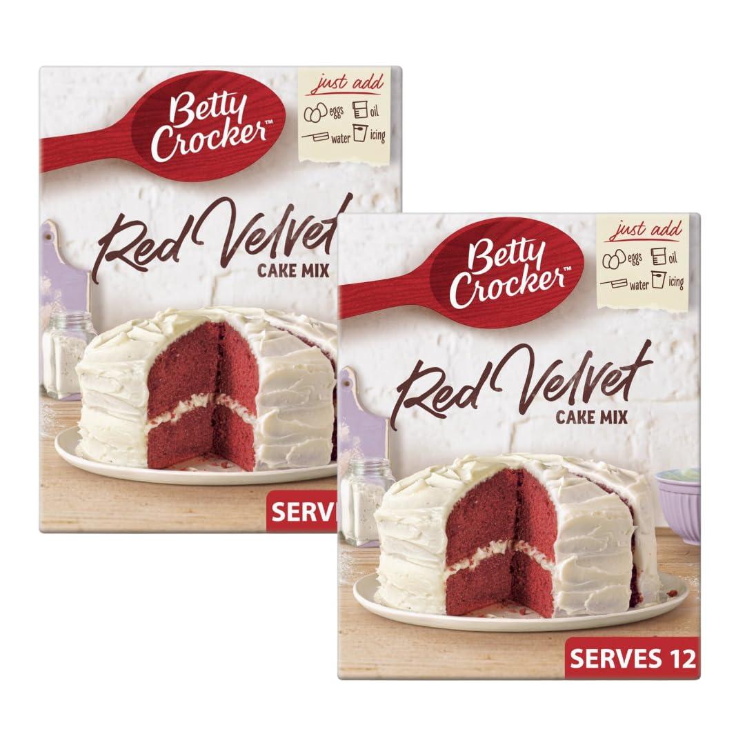 Cake Mix Bundle Containing Betty Crocker Red Velvet 425g (2 Pack) | Buy ...