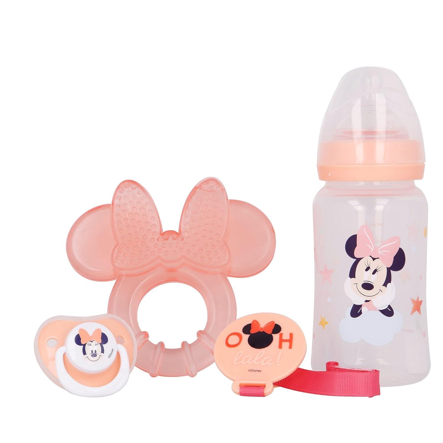 Baby Gift Set with Bottle Pacifier Holder & Teething Ring | Disney Baby ...