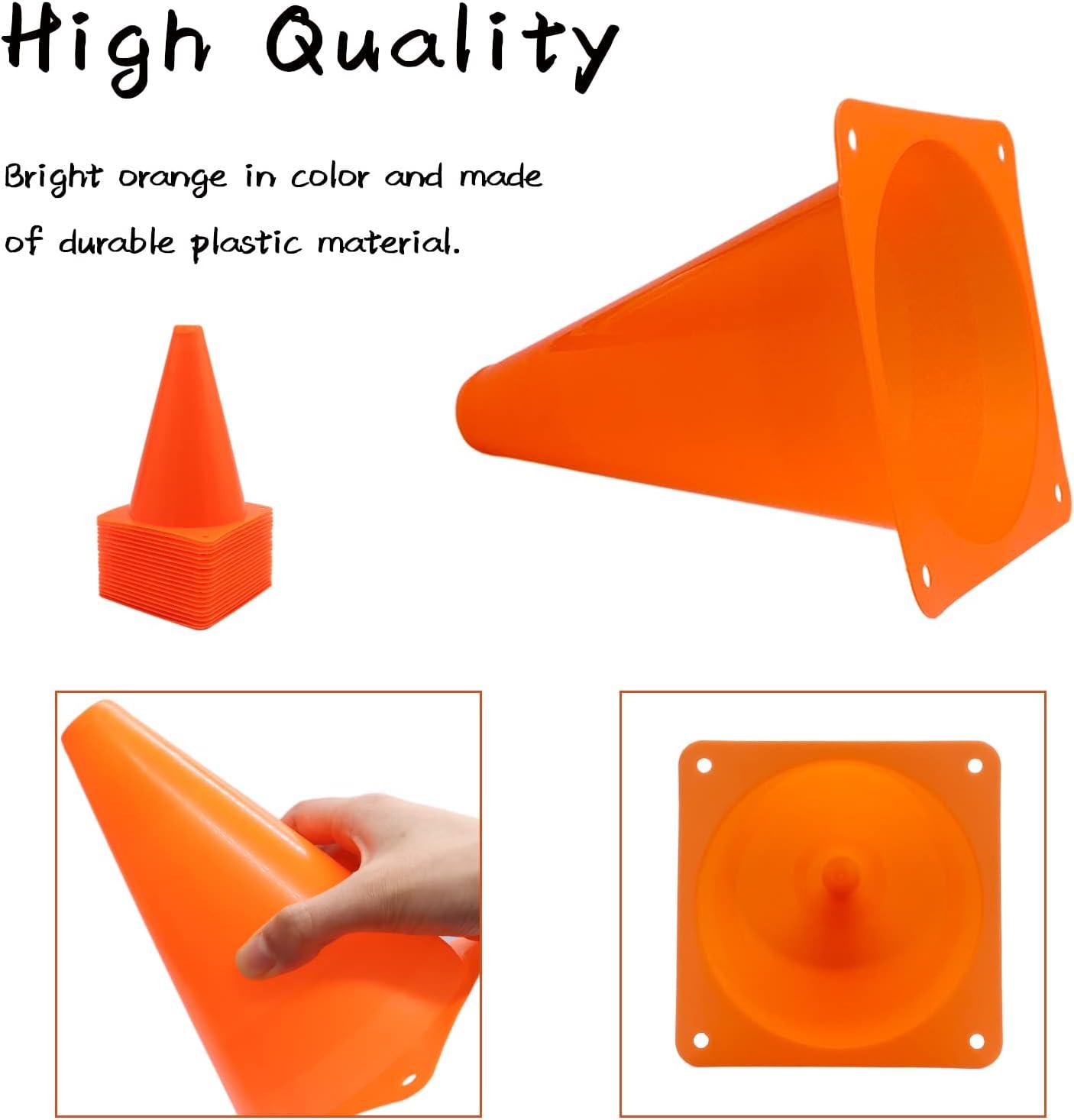 40 Pcs Panxxsen Traffic Cones & Racing Checkered Flags Set - Great for ...