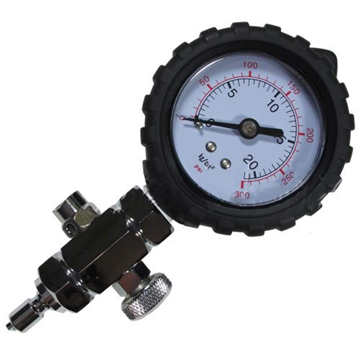 Scuba Choice 2 PSI Intermediate Pressure Gauge Checker with Release ...