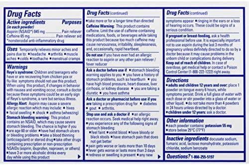 Stanback Headache Powders - 50 Count Pack | Fast-acting Pain Relief ...