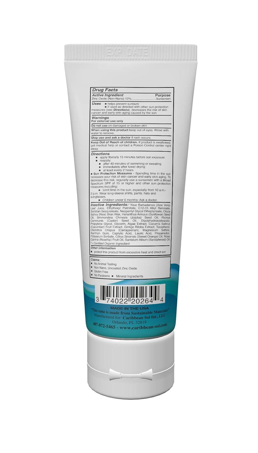 Caribbean Sol Faces Only Natural Age Fighting Sunscreen SPF 20 - 4oz ...