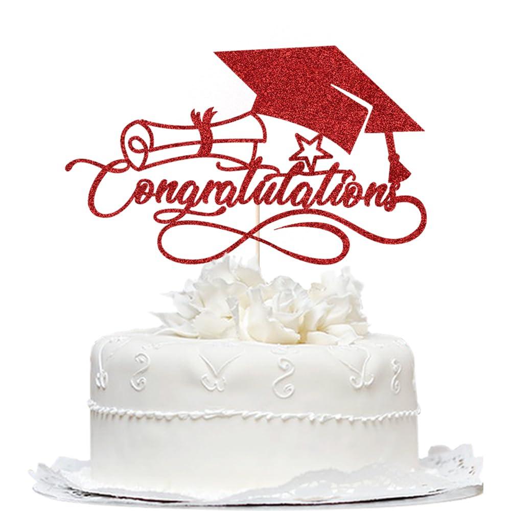 Congratulations Cake Topper Congrats Cake Topper-2024 Graduation Cake ...