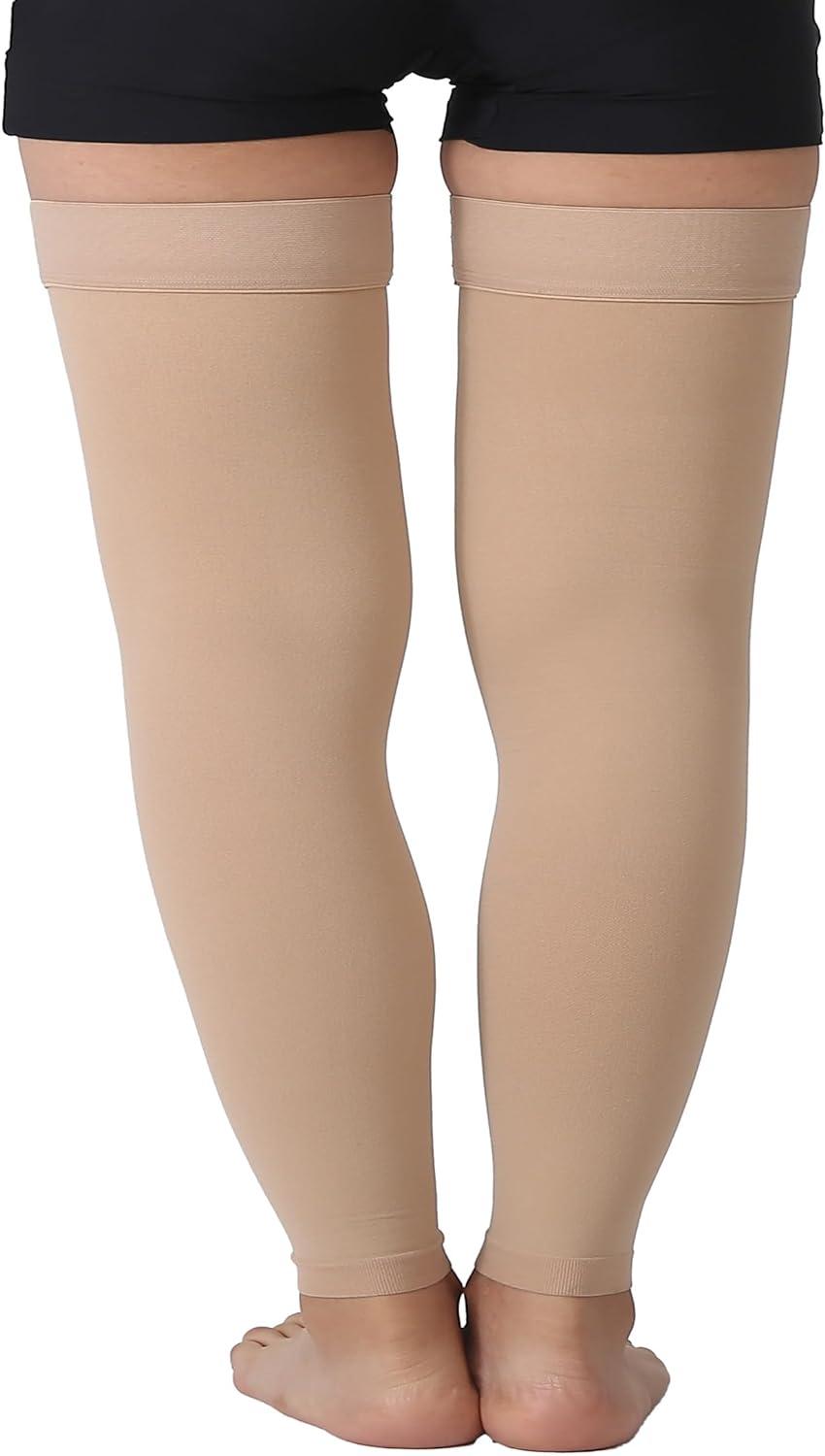 TOFLY Thigh High Compression Stockings - Firm Support 20-30 mmHg ...