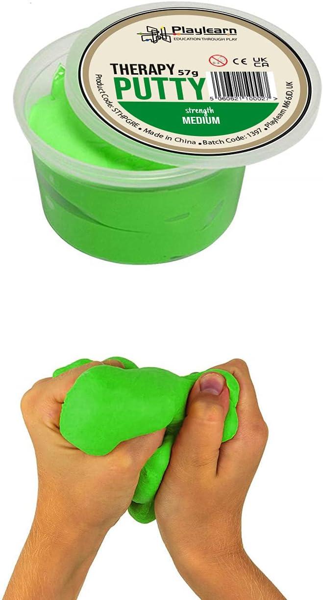 Therapy Putty Set of 3 Consisting of: Soft (Yellow) Firm (Blue ...