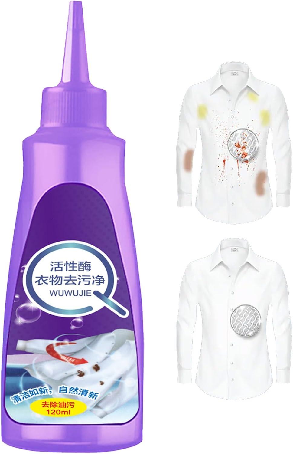 Garment Stubborn Stain Cleaner - Laundry Stain Remover 120ml Clothes ...