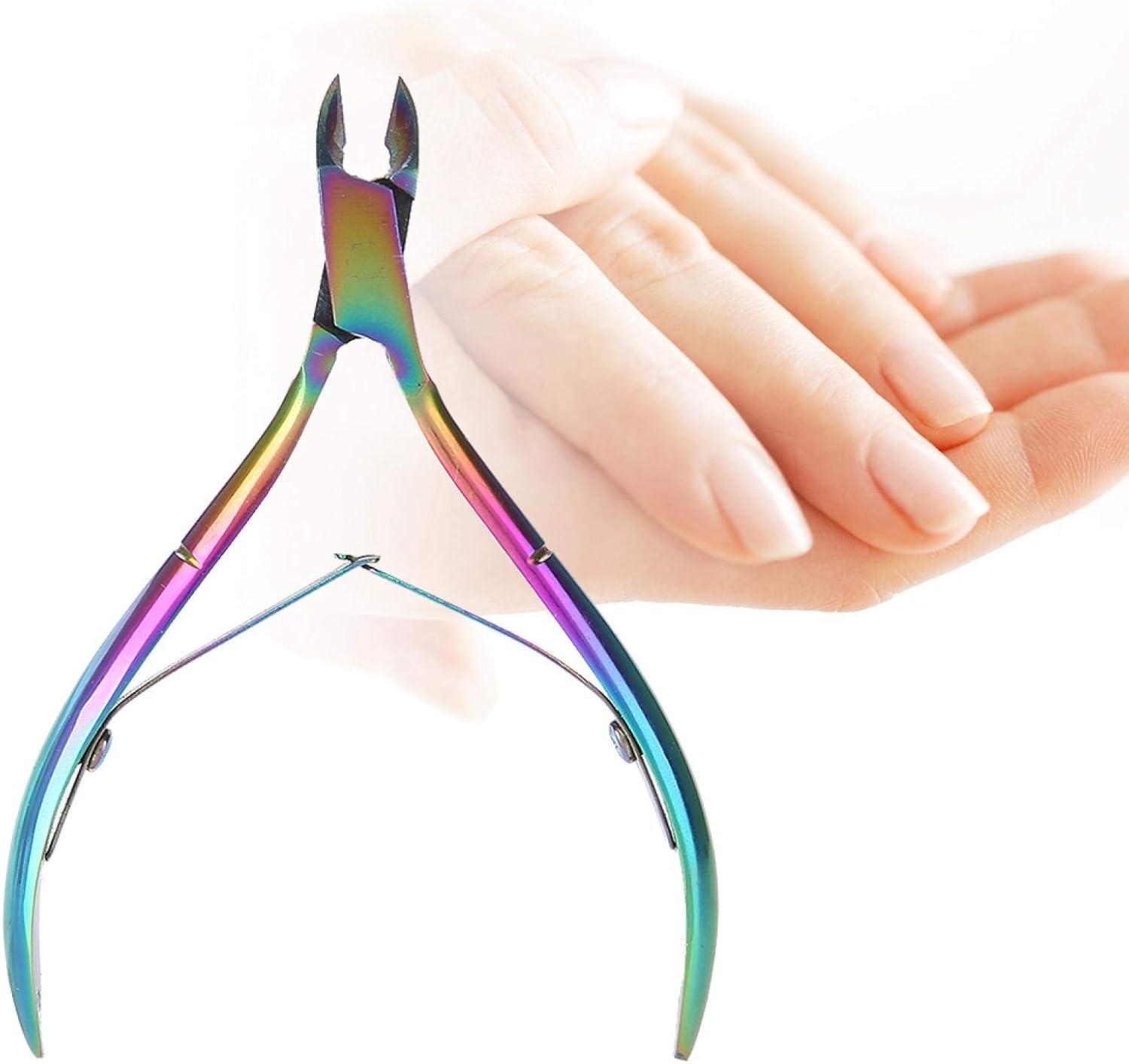Colorful Nail Clipper Colorful Stainless Steel Titanium Nail Dead Skin ...