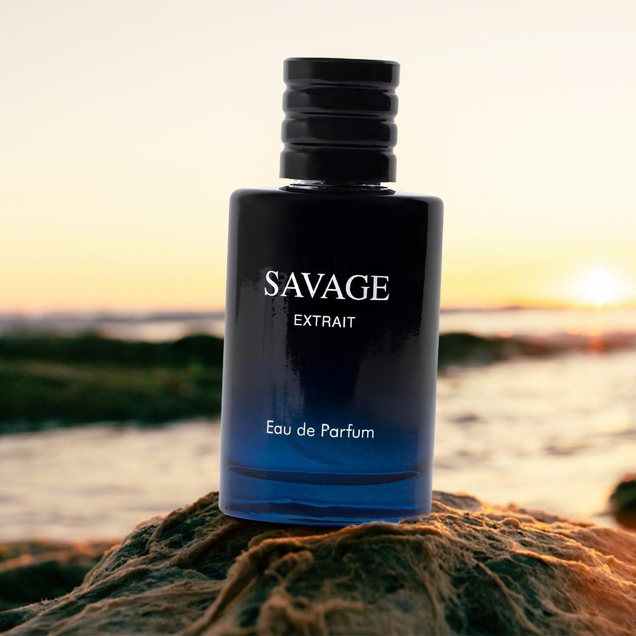 Savage Extrait Cologne for Men Masculine Scent Men's Perfume Daily Used ...