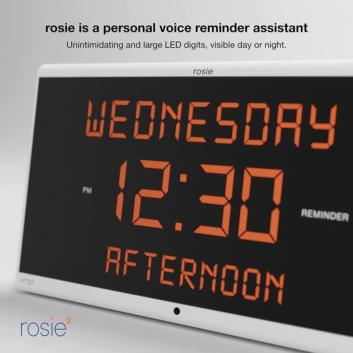 Reminder Rosie Talking Clock Personalized Reminders 25 Messages Voice ...