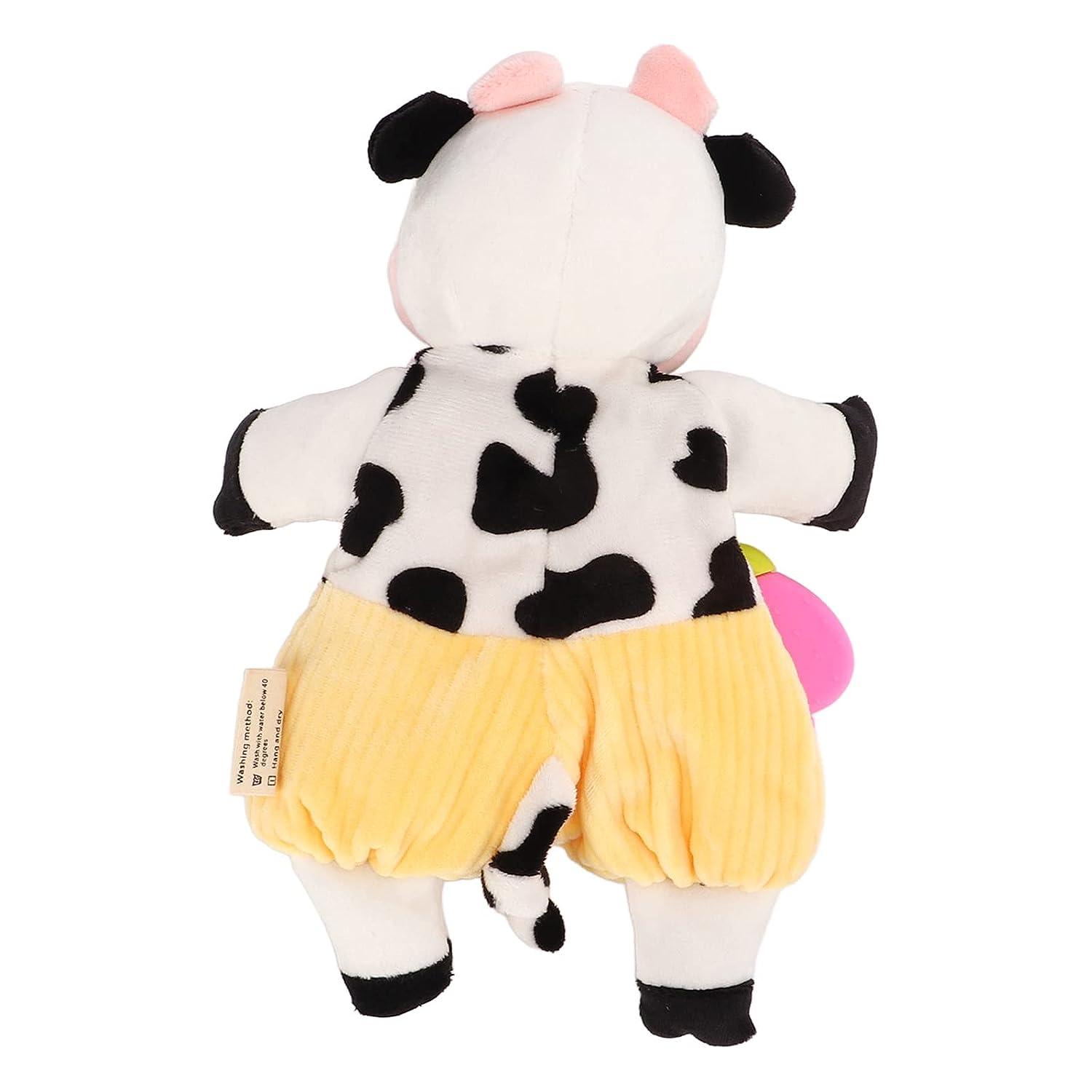 Cartoon Cow Baby Teether Doll - Soft & Safe Teething Toy for Early ...