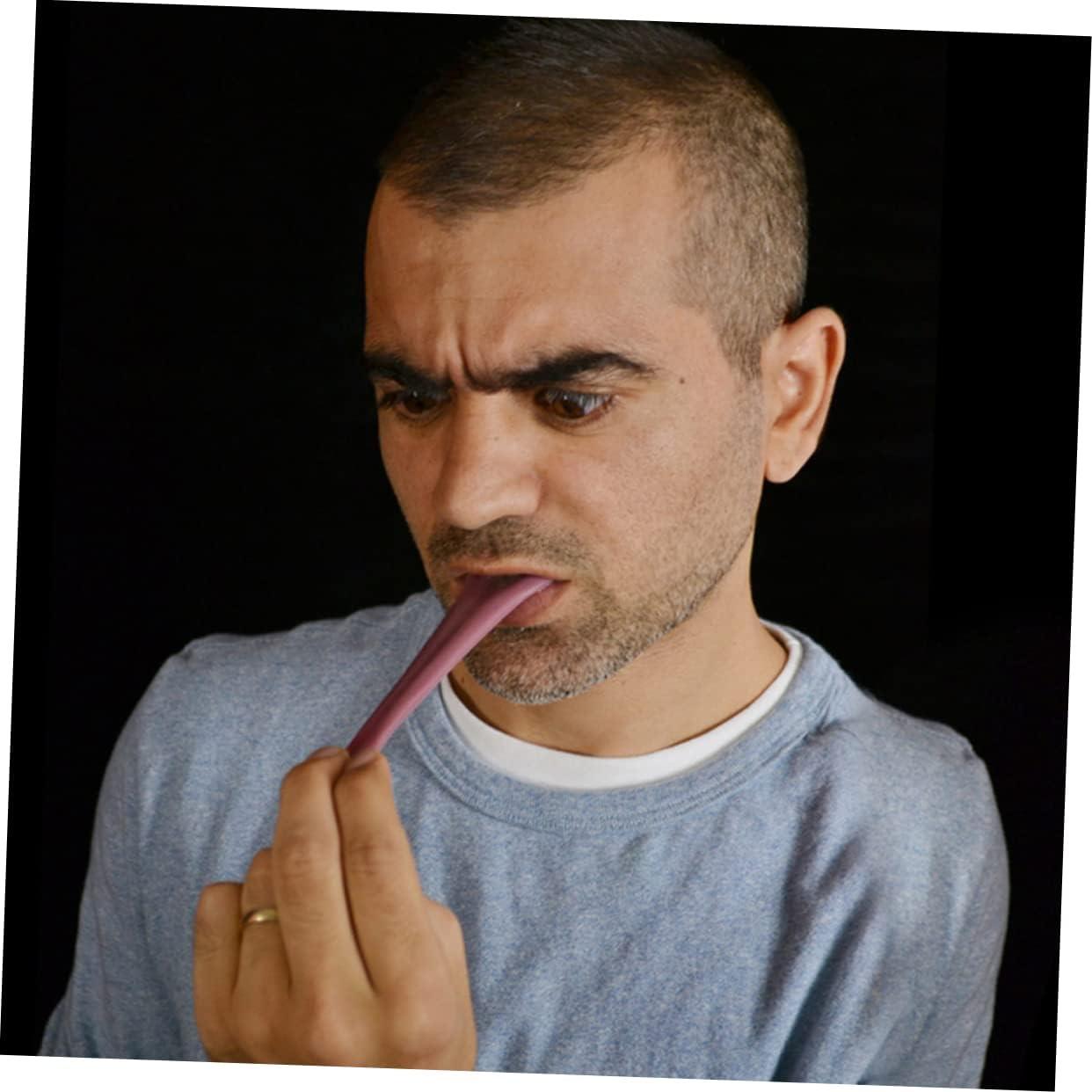 Buy Toyvian 10PC Fake Tongue Piercing Wurm Toy - Realistic Halloween ...