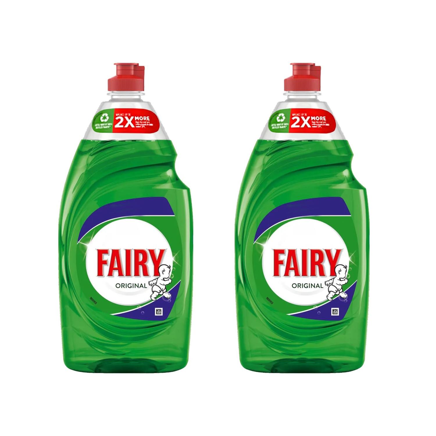Housold 900ml Fairy Original Washing Up Liquid | 2x More Liquid Lasts ...