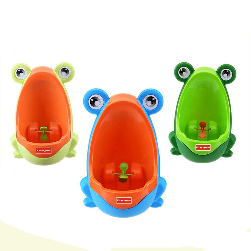Foryee Cute Frog Potty Training Urinal for Boys - Blackish Green with ...