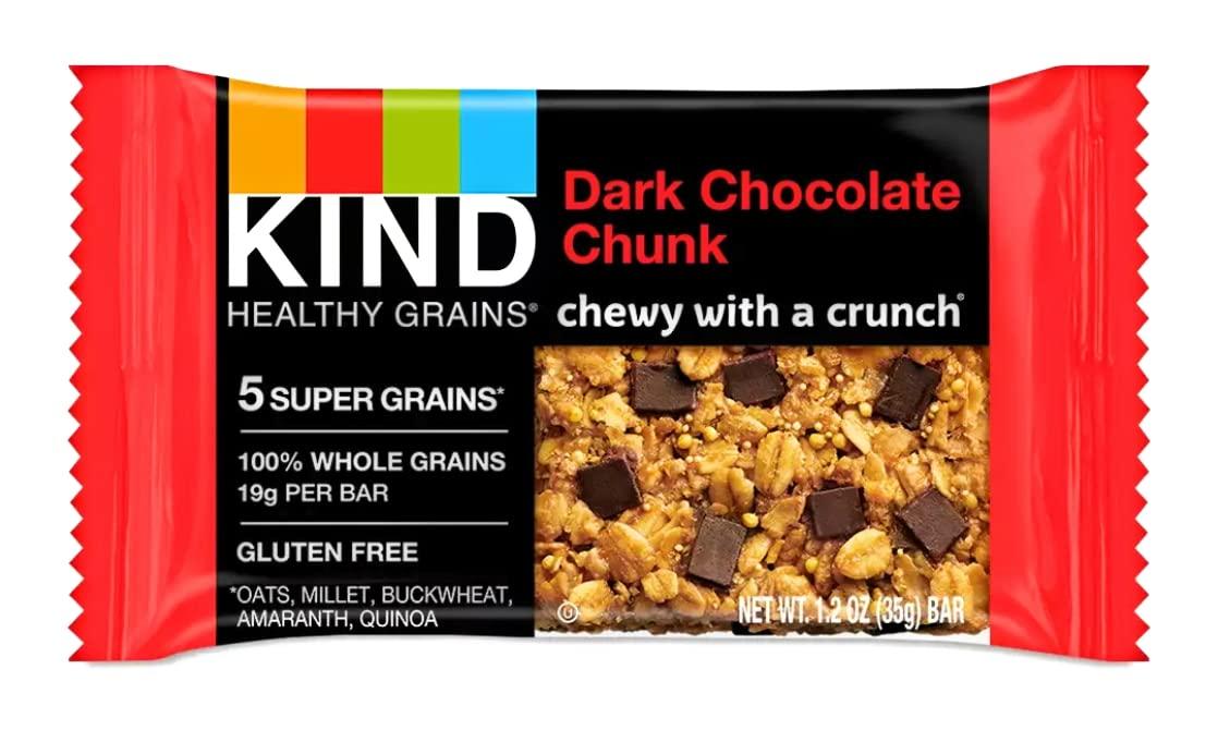 KIND Healthy Grains Bars Dark Chocolate Chunk - Gluten Free Value Pack ...