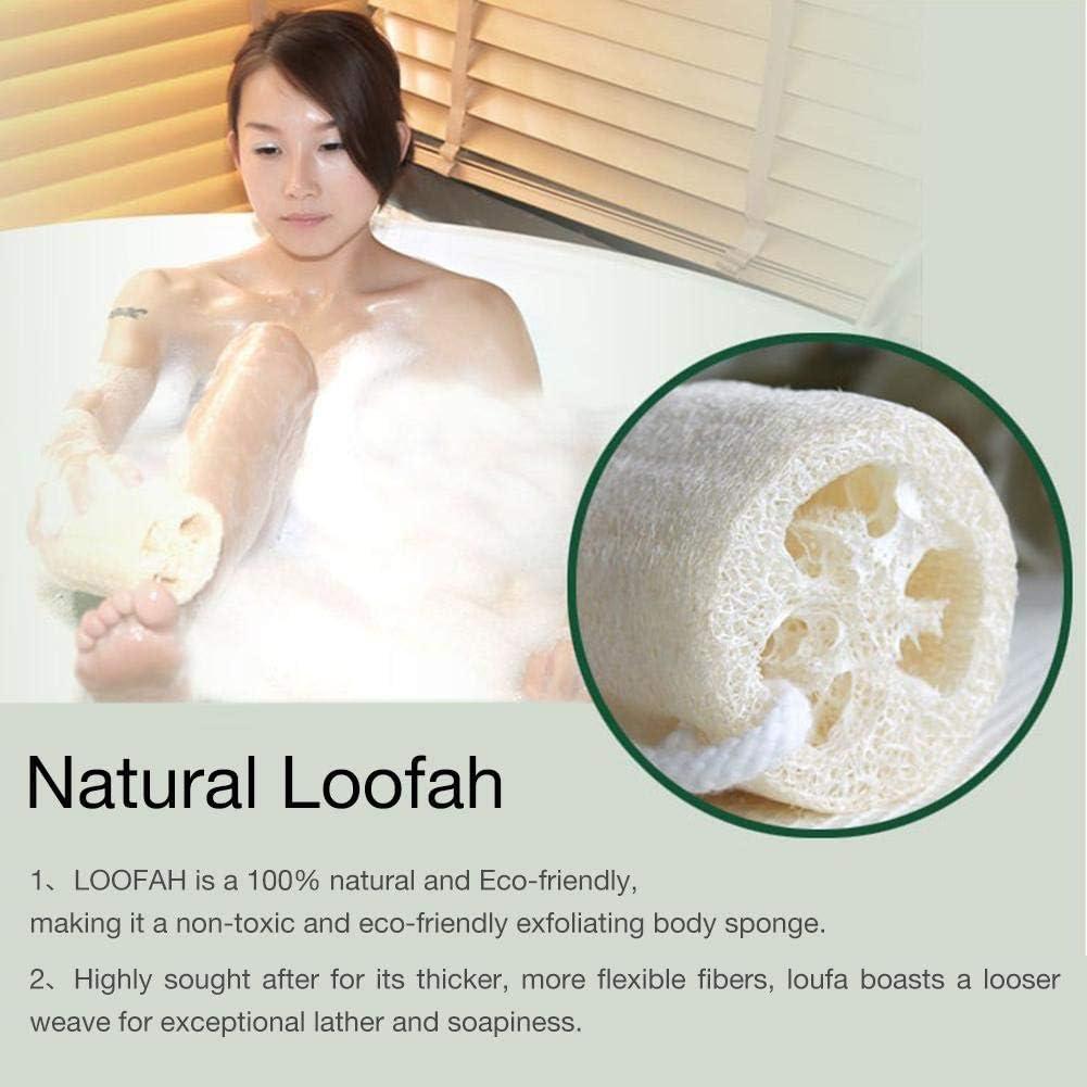 SmarTopus 5-Pack Premium Natural Loofah Sponges - Exfoliating Body ...