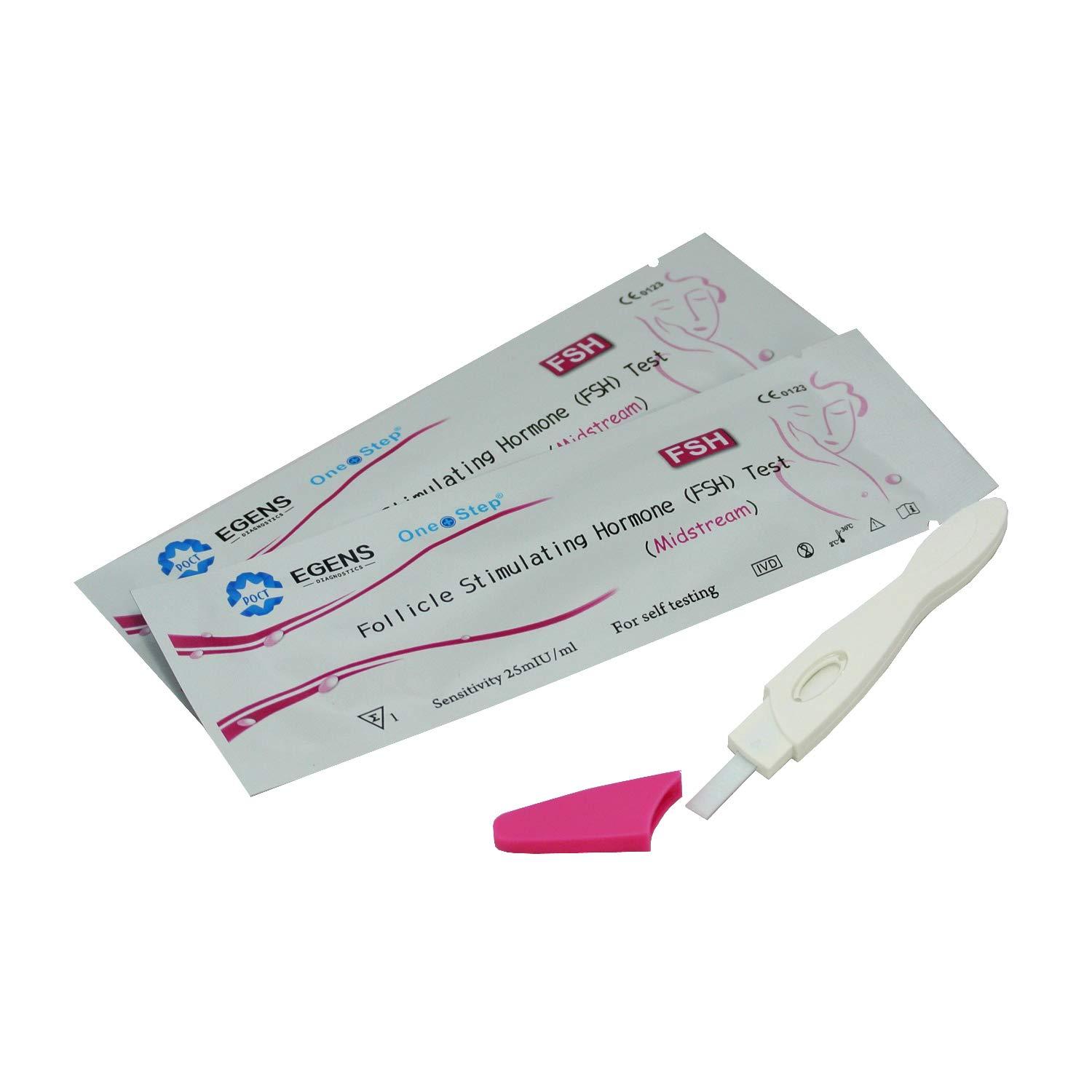 Female Fertility and Menopause Testing Kit - 2 Pack FSH Midstreams ...
