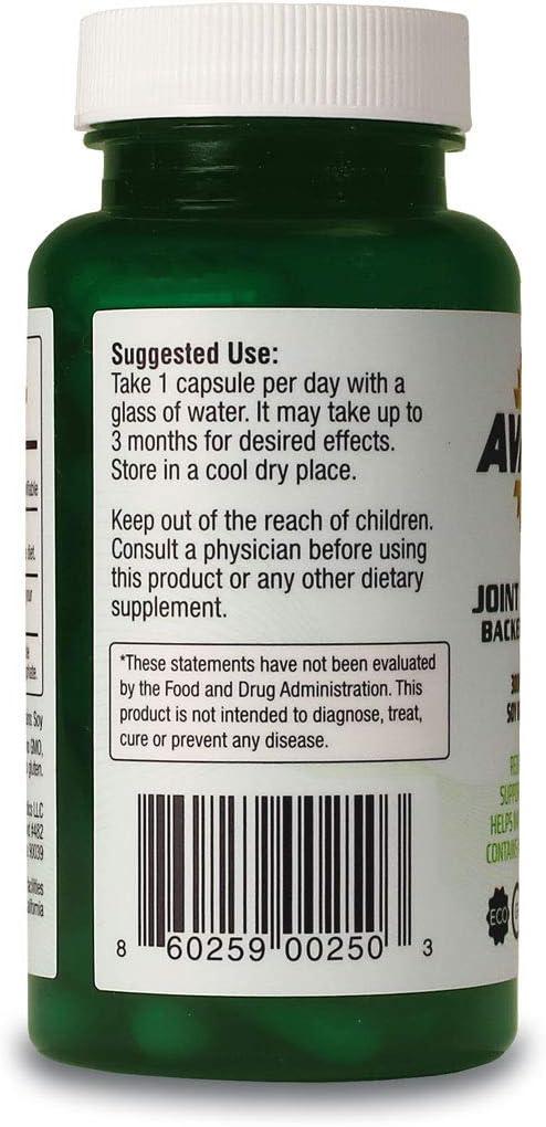 AvaSun Avocado Soy Unsaponifiable 300mg - Joint Nutrition Supplement ...
