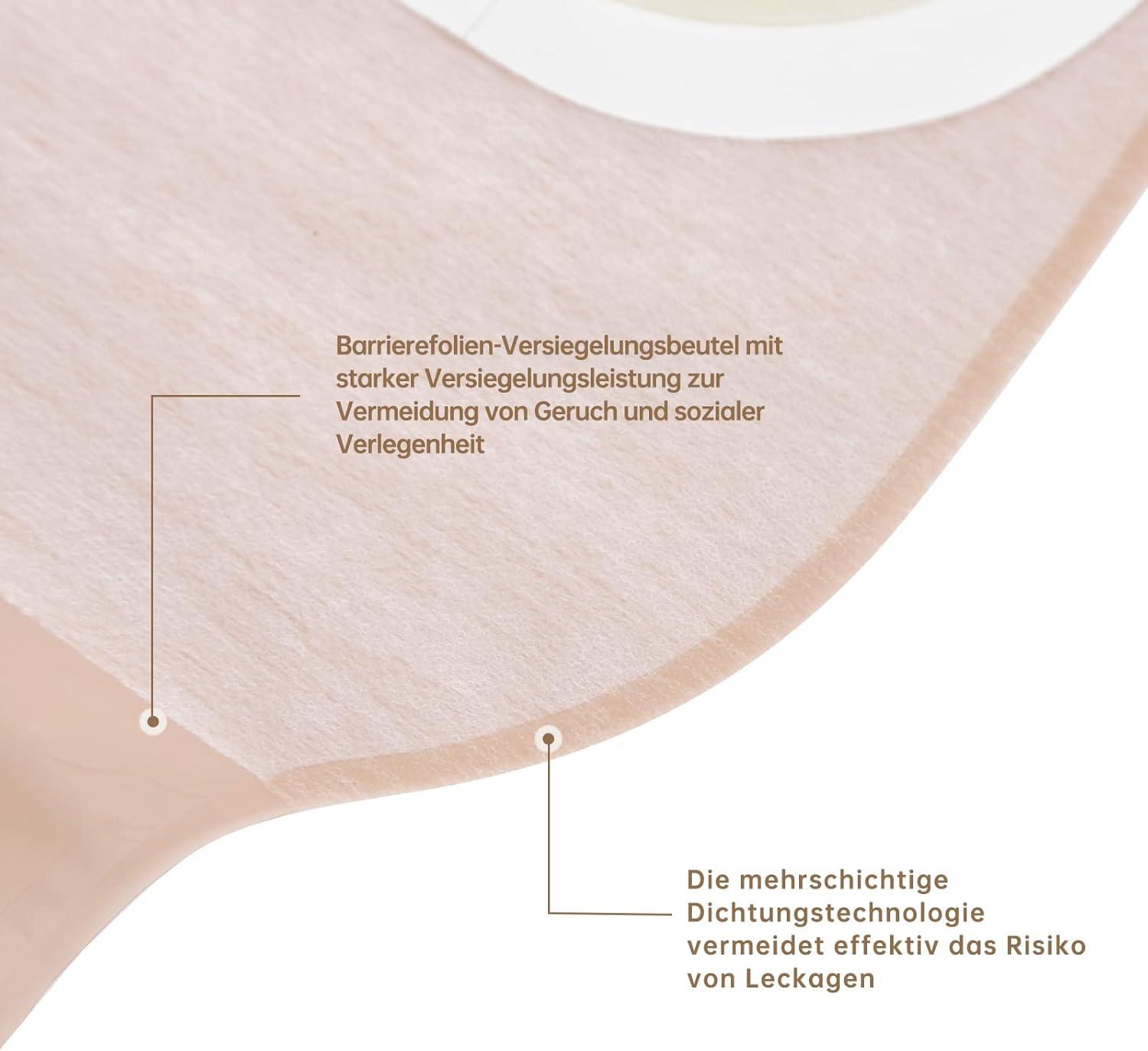 Daisyleaf 10-Pack Disposable Colostomy Drainage Bags | Stoma Care for ...