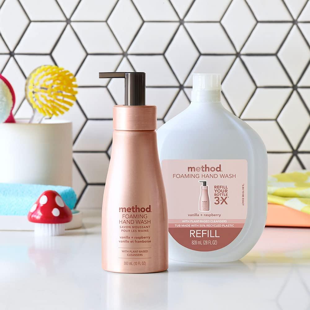 Method Premium Foaming Hand Wash Refill - Vanilla + Raspberry - 28 fl ...