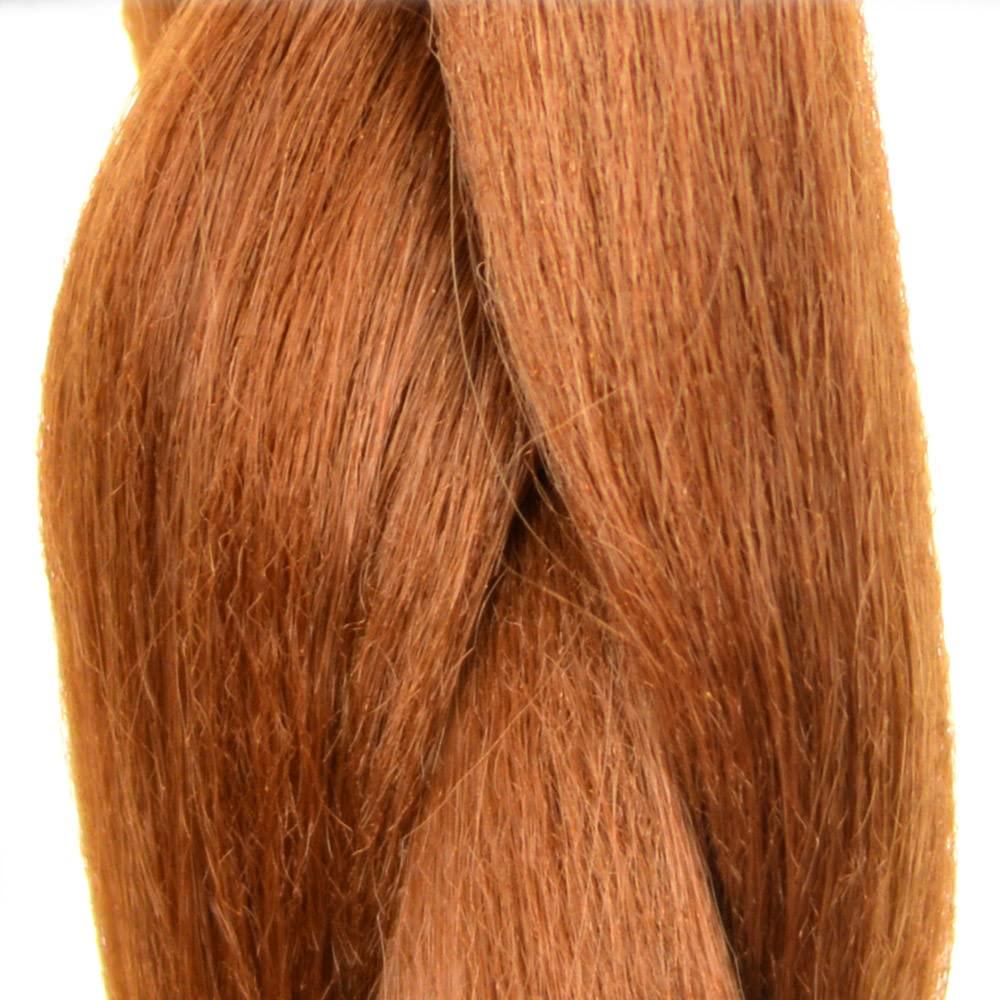 Premium 2m Mybraids Chestnut Brown Artificial Hair Extensions for Rasta ...