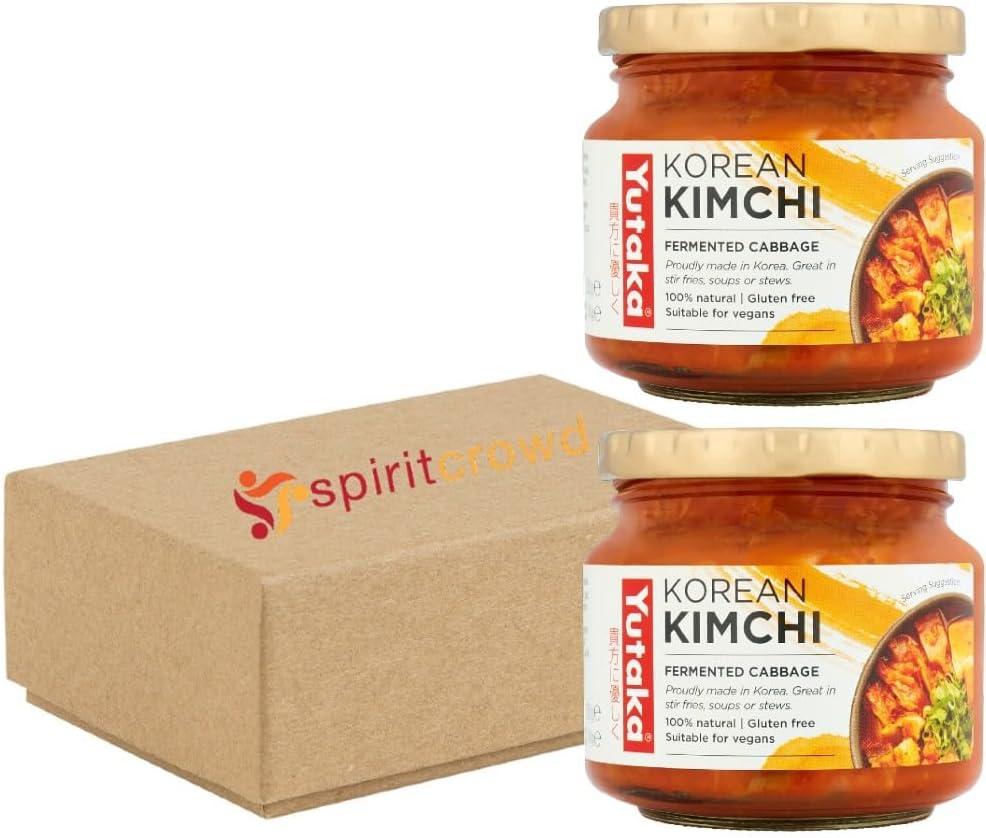 Yutaka Korean Kimchi Fermented Cabbage 180g (Pack of 2) | Buy Now with ...