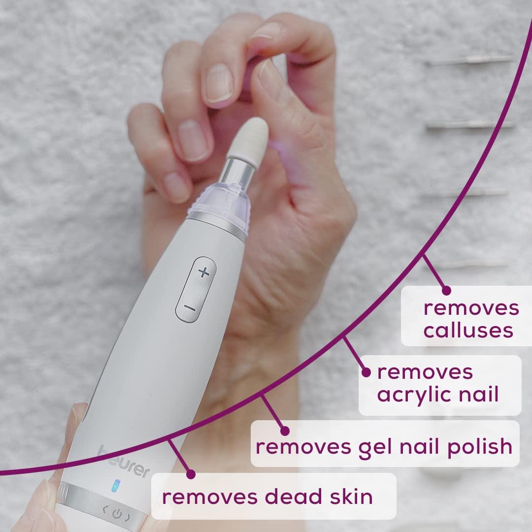 Beurer MP62 Professional Nail Drill Kit - Portable Electric File ...