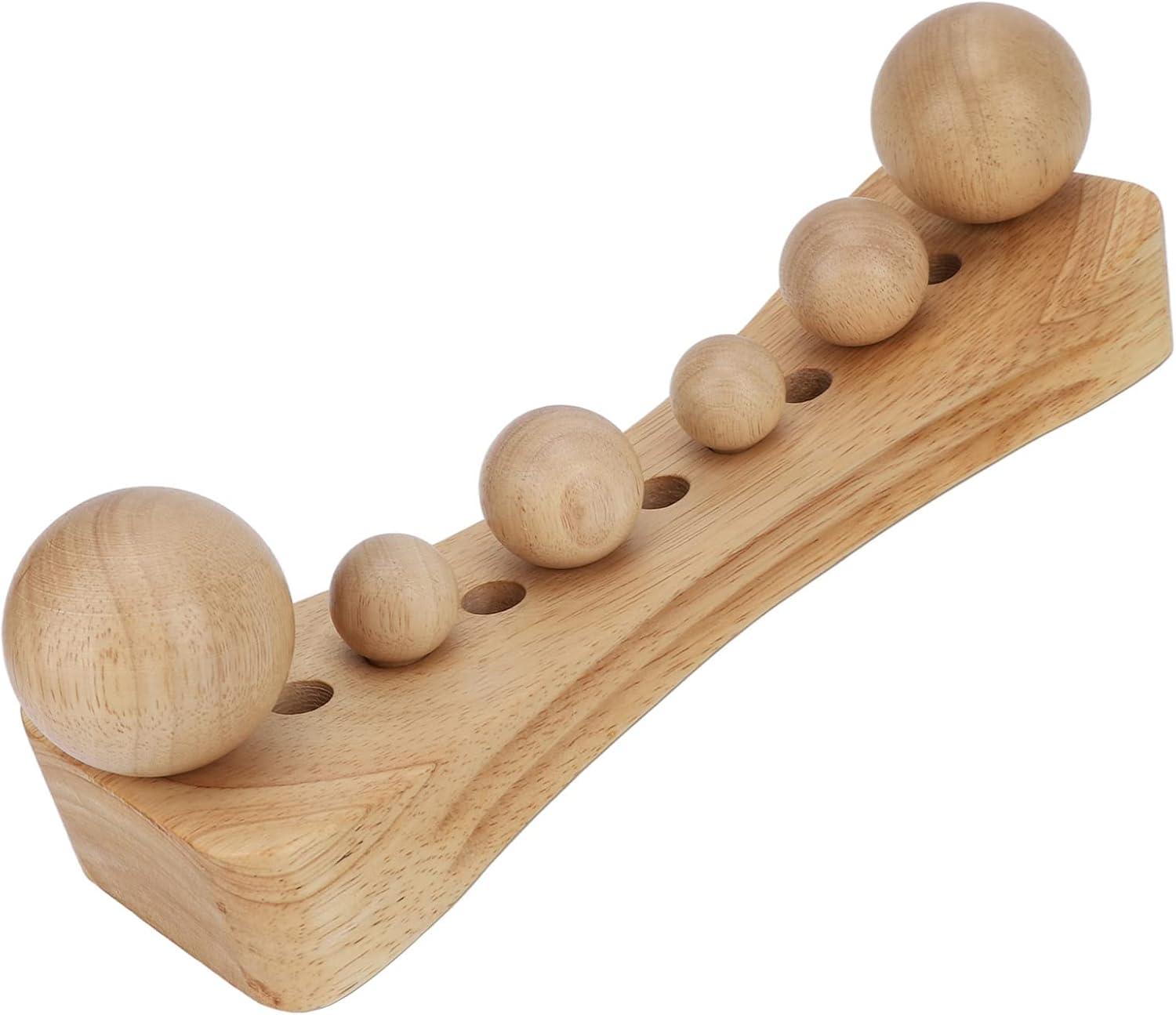 Psoas Muscle Release Tool - 6 Massage Heads Trigger Point Wood Therapy ...