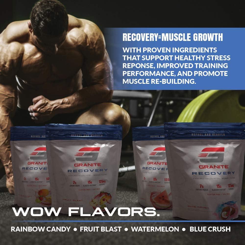 Granite Supplements Intra-Workout Powder | 20 Servings Recovery Blue ...