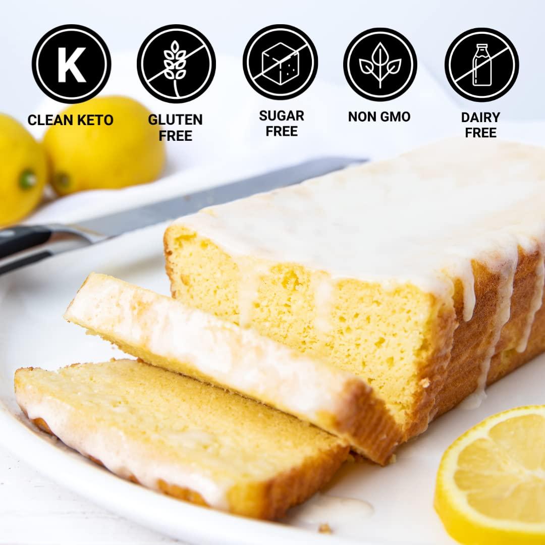 KetoBakes Low Carb Iced Lemon Loaf Mix - Gluten Free & Diabetic ...