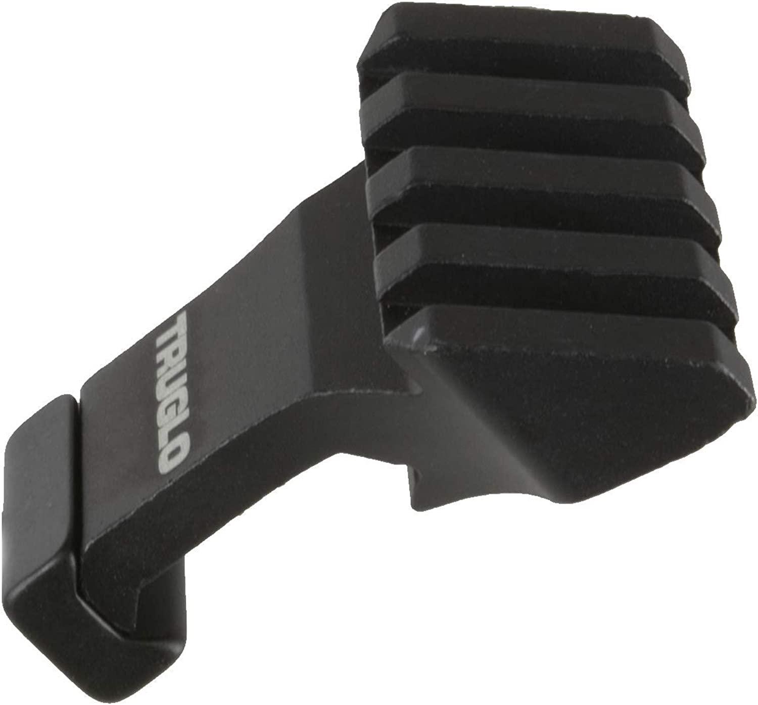 TRUGLO Offset Picatinny Riser Mount - Black | For Scopes & Dot Optics ...