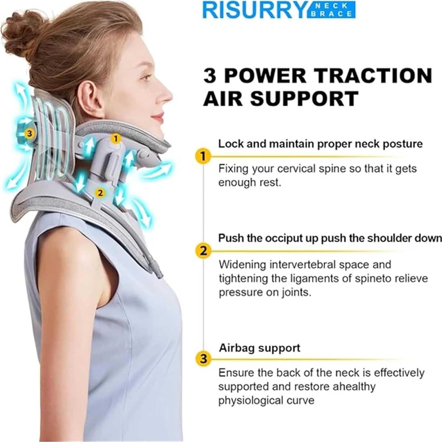 Bomby Cervical Neck Traction Device - Adjustable Neck Stretcher for ...