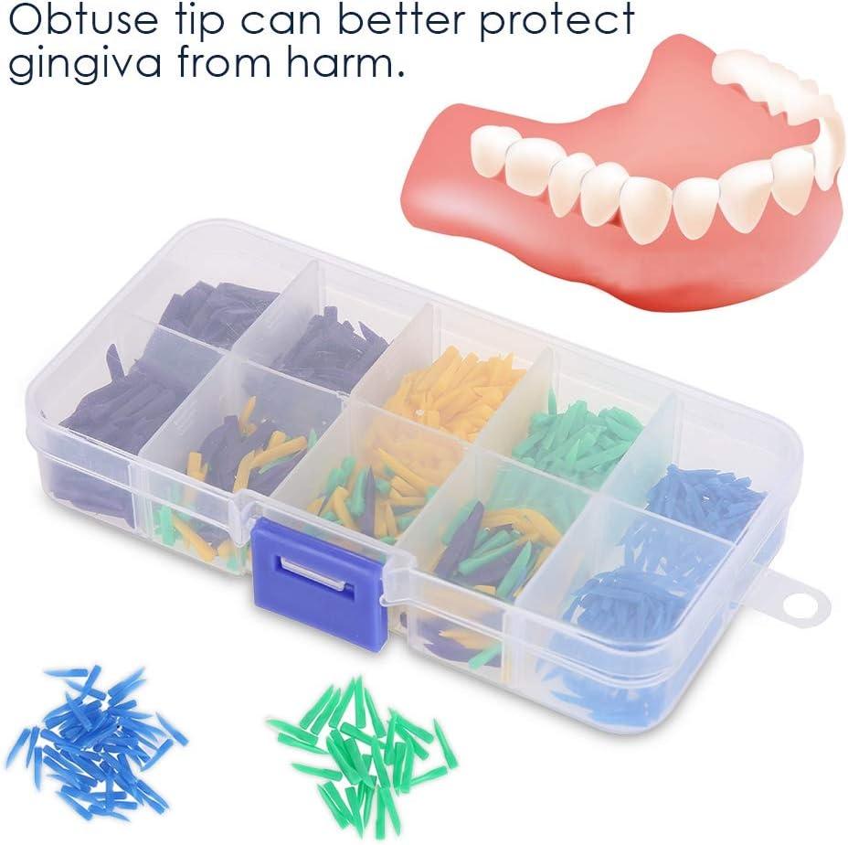 800 Plastic Tooth Wedges - 4 Sizes for Dental Restoration | Disposable ...