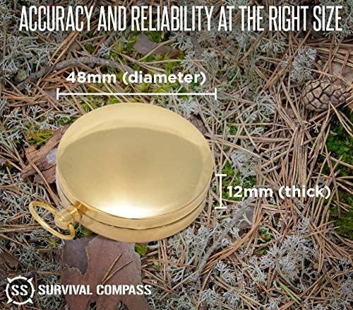 Sharp Survival Best Camping Survival Compass | Glow in The Dark ...