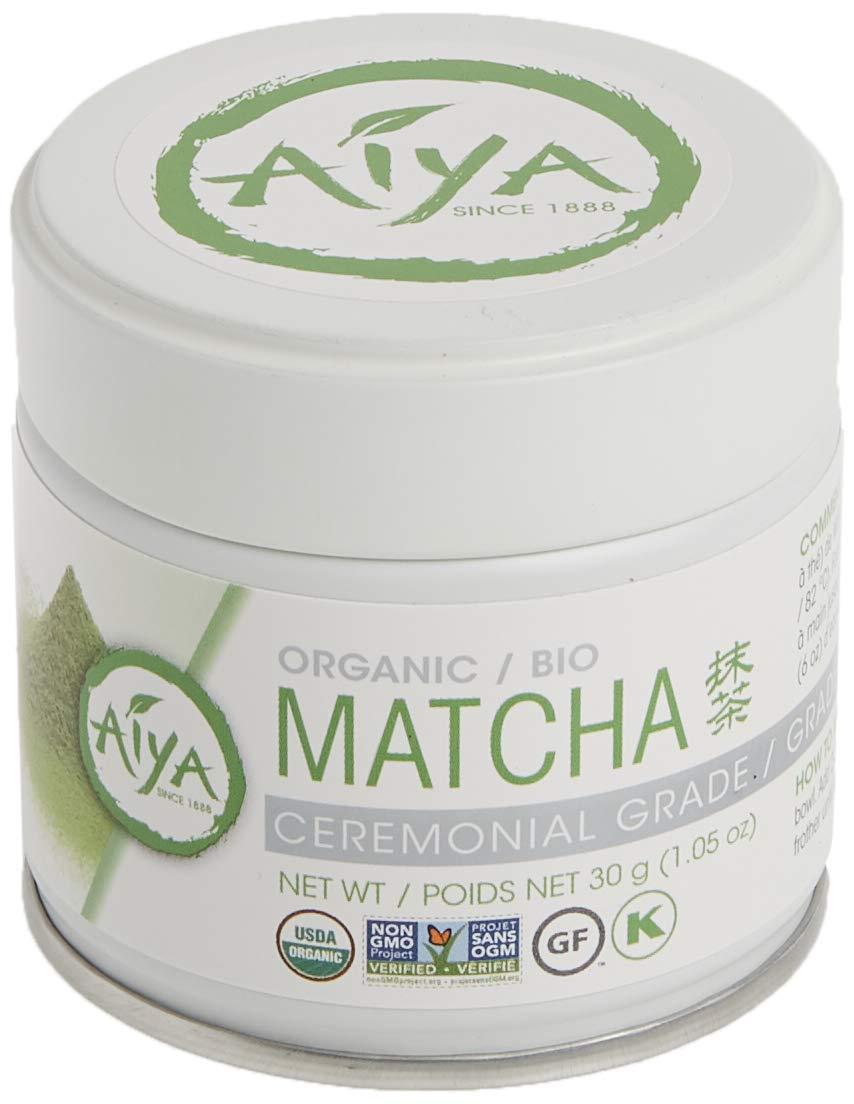 Premium Aiya Organic Ceremonial Matcha 30g - Authentic Green Tea Powder ...