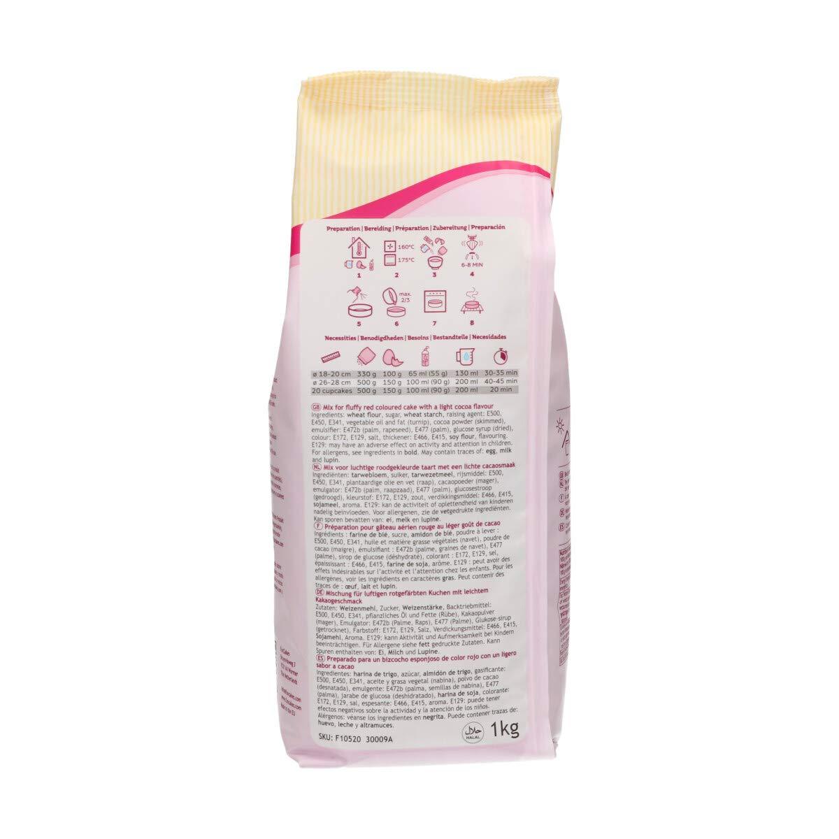 Funcakes Red Velvet Cake Mix - Easy Soft & Halal 1kg | Delicious ...