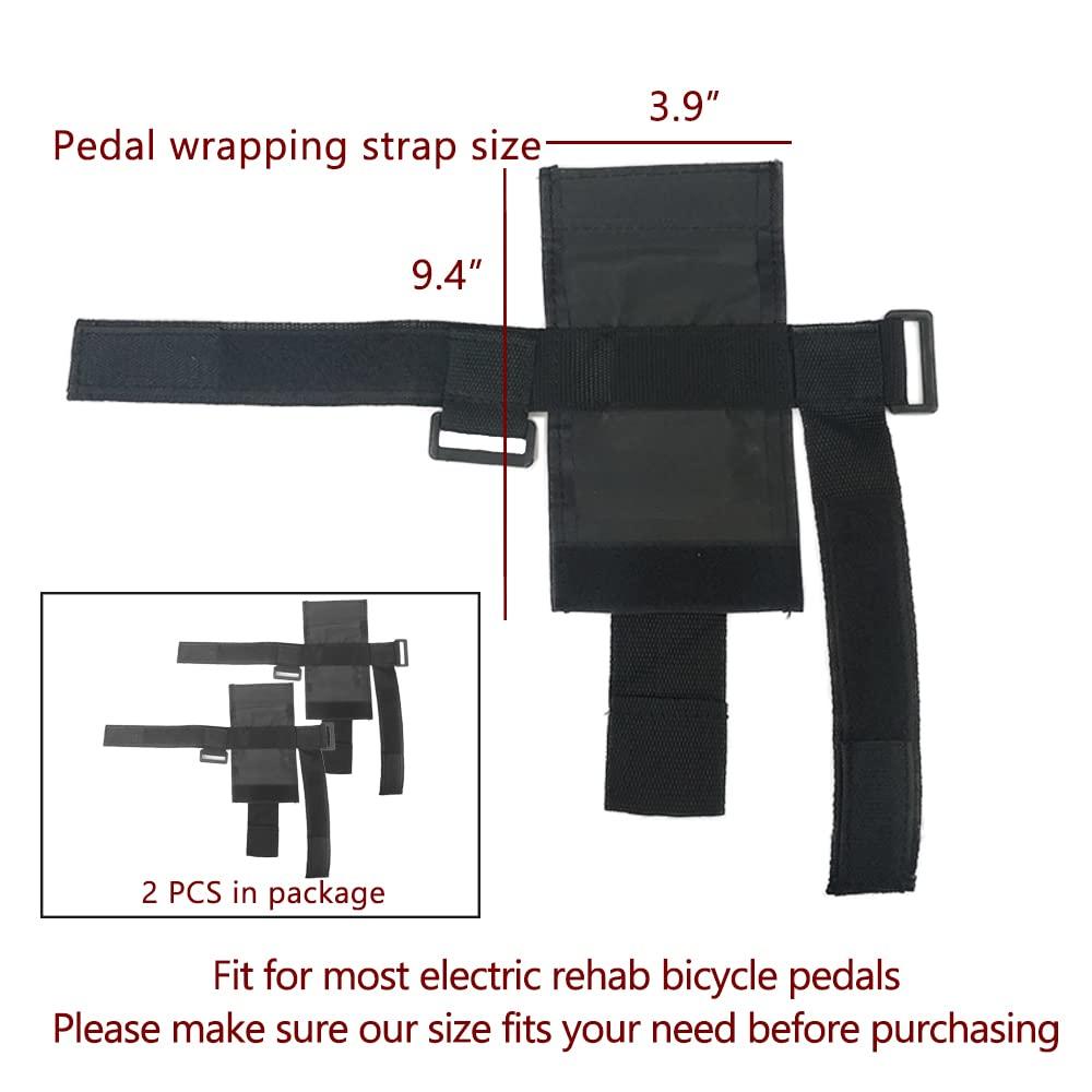 Under Desk Bike Pedal Straps - Foot Brace for Elderly & Disabled Stroke ...